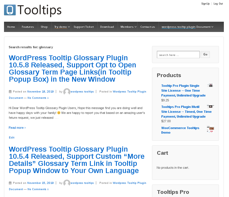 How to Search WordPress Tooltips Document? | Wordpress Tooltips Plugin